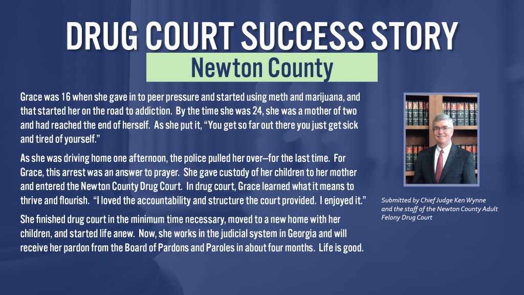 Drug Court Success Stories-2025 - The Georgia Courts Journal